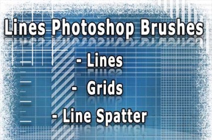 30 Sets of Free Lines Brushes For Photoshop Users - Designbeep
