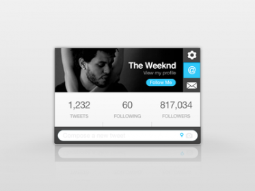 30 Must-See Twitter Widget UI Designs For Inspiration - Designbeep