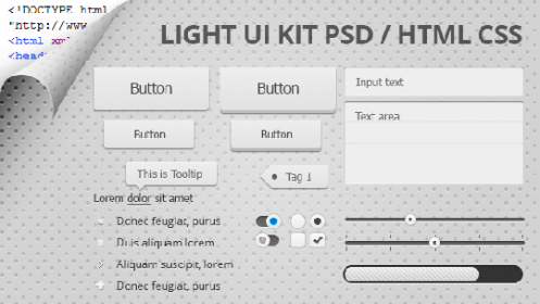 36 Free Web and Mobile UI PSDs Converted Into HTML/CSS - Designbeep