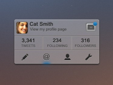 30 Must-See Twitter Widget UI Designs For Inspiration - Designbeep