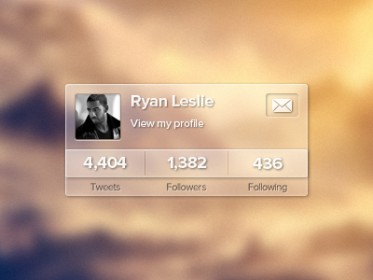 30 Must-See Twitter Widget UI Designs For Inspiration - Designbeep