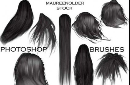 100 FREE Hair Brush Photoshop Downloads