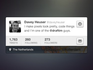 30 Must-See Twitter Widget UI Designs For Inspiration - Designbeep