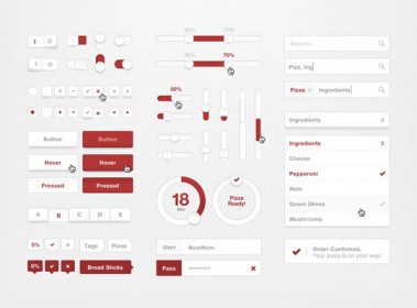 30 Free and Light Pixel-Perfect PSD UI Kits For Designers - Designbeep