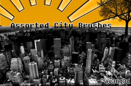 Buildings Brush Photoshop: 25 Free Resources for Designers
