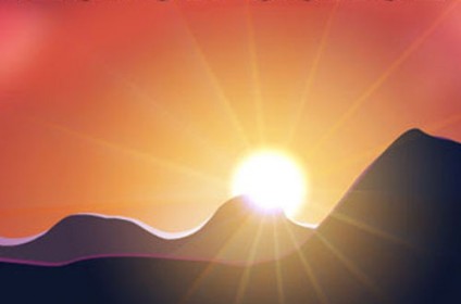 20 Free Sunset Vector Graphics For Designers - Designbeep