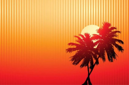 20 Free Sunset Vector Graphics For Designers - Designbeep