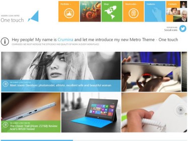 A Collection Of Metro Style Wordpress Themes You Should See - Designbeep
