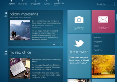 A Collection Of Metro Style Wordpress Themes You Should See - Designbeep