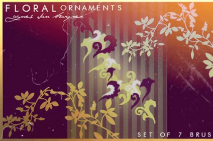 A Collection Of Free Floral Brushes For Photoshop - Designbeep