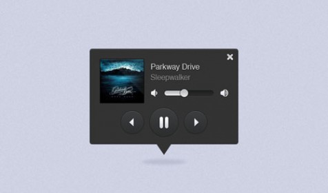 35 Cool and Free Music Player PSDs You Should See - Designbeep