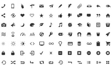 22 Sets of Free Icon Fonts For Designers and Developers - Designbeep