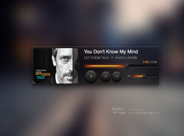 35 Cool and Free Music Player PSDs You Should See - Designbeep