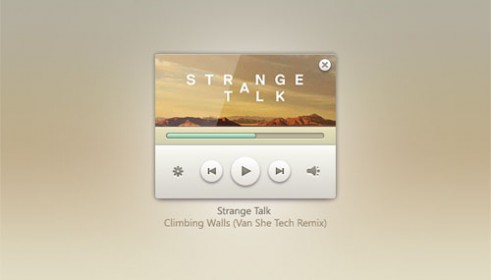 35 Cool and Free Music Player PSDs You Should See - Designbeep