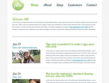 41 Totally Free Responsive HTML/CSS Website Templates - Designbeep