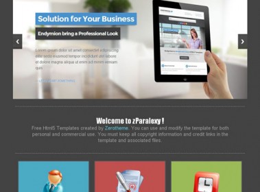 41 Totally Free Responsive HTML/CSS Website Templates - Designbeep