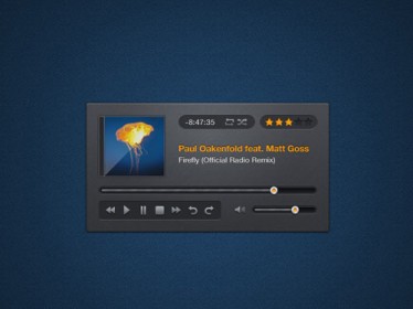35 Cool and Free Music Player PSDs You Should See - Designbeep
