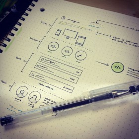 30 Great Examples of Web Design Sketches - Designbeep