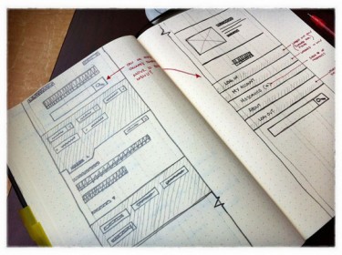 30 Great Examples of Web Design Sketches - Designbeep