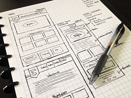 30 Great Examples Of Web Design Sketches Designbeep