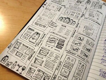 30 Great Examples of Web Design Sketches - Designbeep
