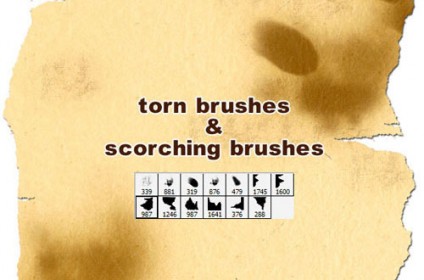 20 Free Photoshop Old Paper Brushes For Historical Design Projects ...