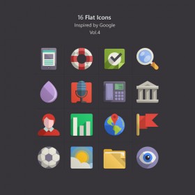 25 Absolutely Free Flat Icon Sets - Designbeep