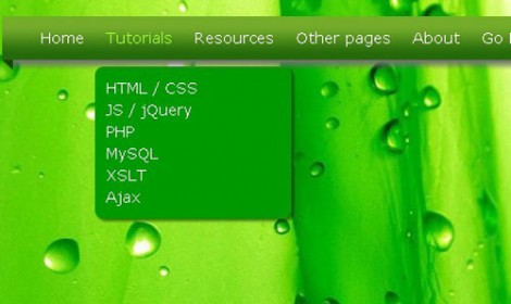 27 Detailed Dropdown Menu Tutorials in CSS3 and HTML5 - Designbeep