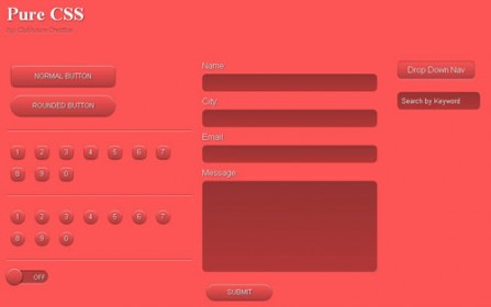 14 Free CSS/HTML UI Kits - Designbeep