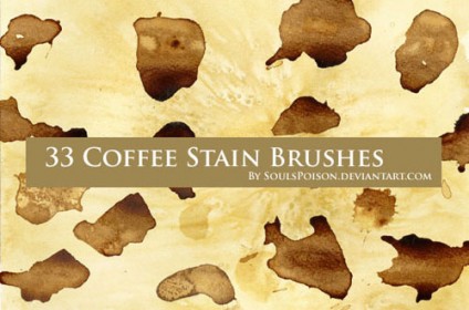 20 Sets Of Free Stain Brushes For Photoshop - Designbeep