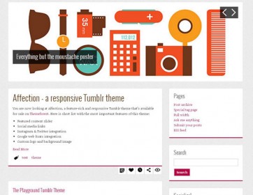 20 Best Tumblr Themes [Handpicked] - Designbeep
