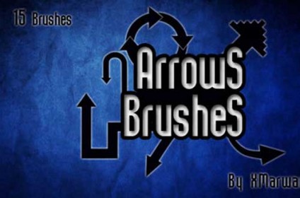 A Collection Of Free Arrow Brushes For Photoshop - Designbeep