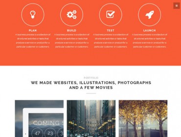 Collection Of Trendy Flat Portfolio Website Templates ( HTML5/CSS3 ...