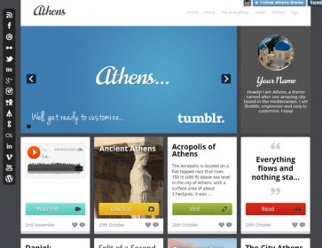 Showcase of Best Minimal Portfolio Tumblr Themes - Designbeep