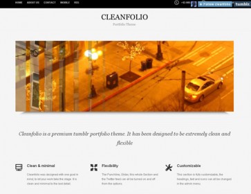 Showcase of Best Minimal Portfolio Tumblr Themes - Designbeep