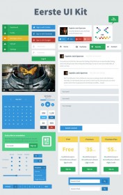 40 Absolutely Best Free Flat UI Kits - Designbeep