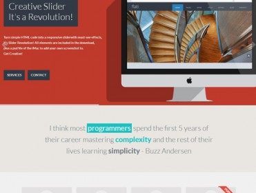 Collection Of Trendy Flat Portfolio Website Templates ( HTML5/CSS3 ...
