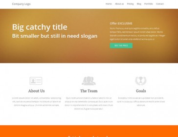 100 Absolutely Free Responsive HTML5/CSS3 Website Templates - Designbeep