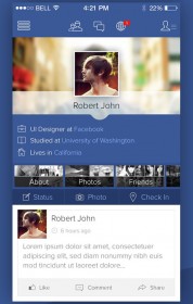 6 Must See Facebook Redesign Concepts - Designbeep