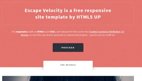 100 Absolutely Free Responsive HTML5/CSS3 Website Templates - Designbeep