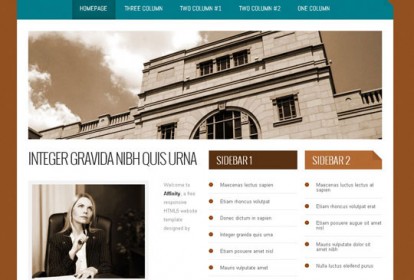 100 Absolutely Free Responsive HTML5/CSS3 Website Templates - Designbeep