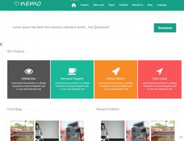 WP Theme Of the Day #251 – Zonya – Multipurpose Responsive WordPress Theme - Designbeep