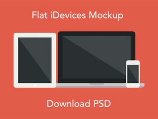 23 Free Flat/Minimal Device Mockups [PSD] - Designbeep