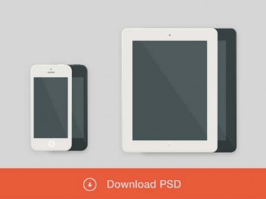 23 Free Flat/Minimal Device Mockups [PSD] - Designbeep