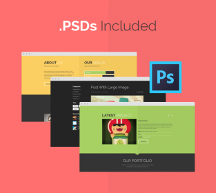 WP Theme Of the Day #150 – SimpleFlex – Flat One Page WordPress Theme ...