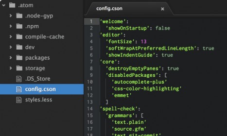 Atom - A Hackable Text Editor - Designbeep