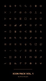 Free Download : 80 Crispy Icons in PSD, AI, SVG & Webfont - Designbeep