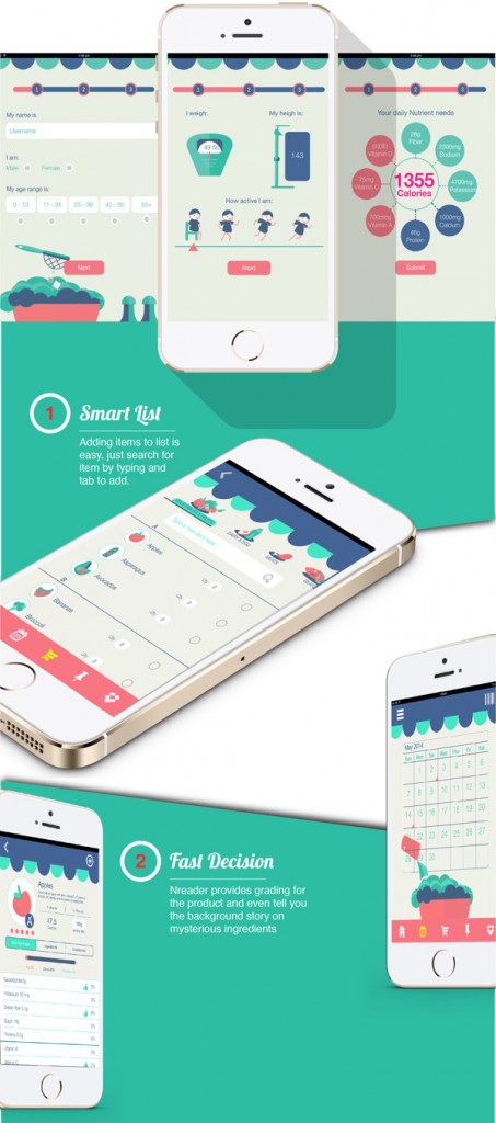 Mobile App Design Inspiration – Nreader - Designbeep