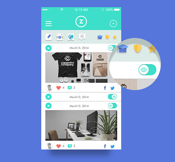 Mobile App Design Inspiration – Aulazero - Designbeep