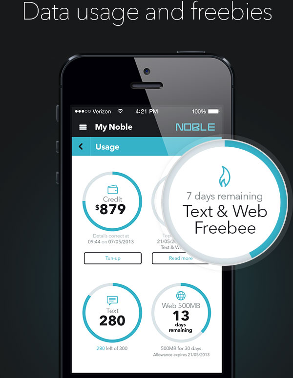 Mobile App Design Inspiration – Noble - Designbeep